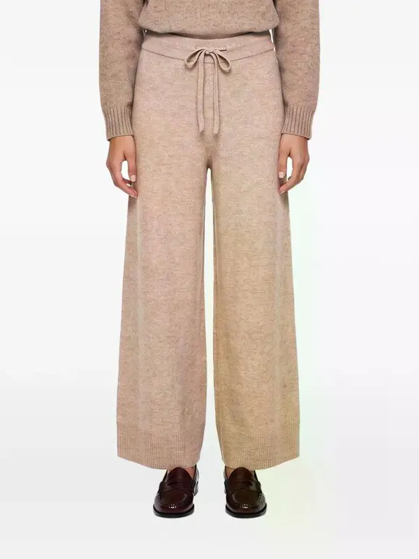 Max Mara Drawstring Knitted Palazzo Pants