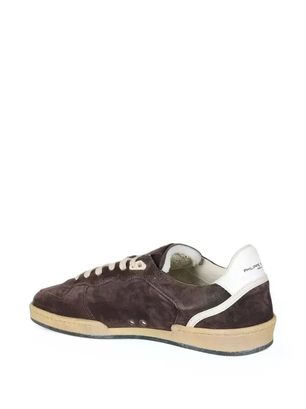 Philippe Model Suede Logo-patch Sneakers