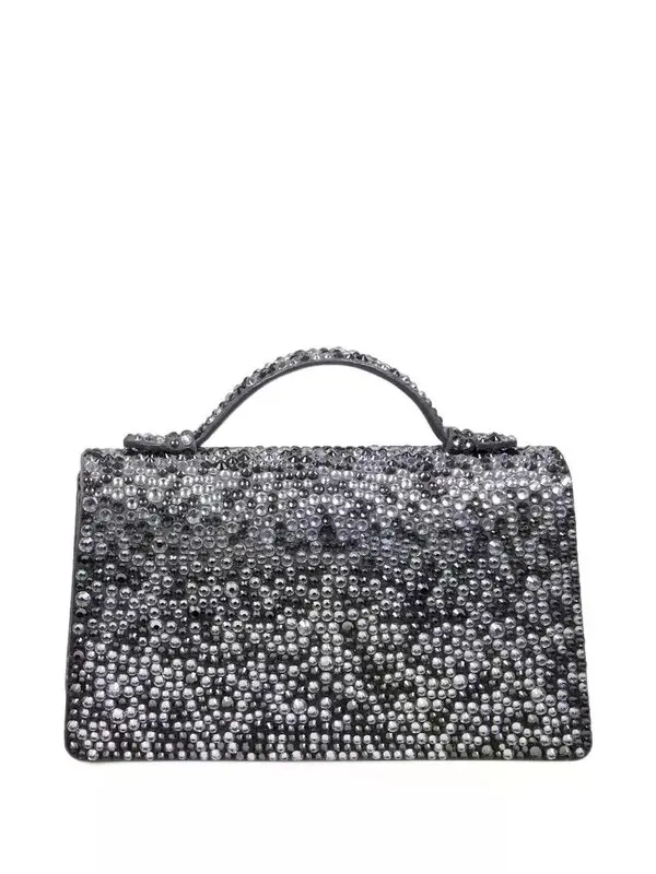 AMATO DANIELE Mini Crystal-embellished Leather Tote Bag