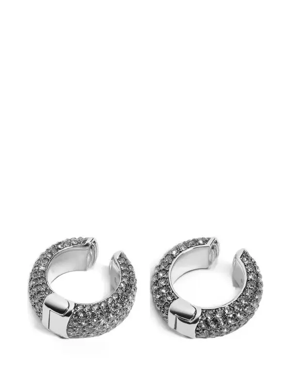 Demarson Eva Pavé Ear Cuff - Silver