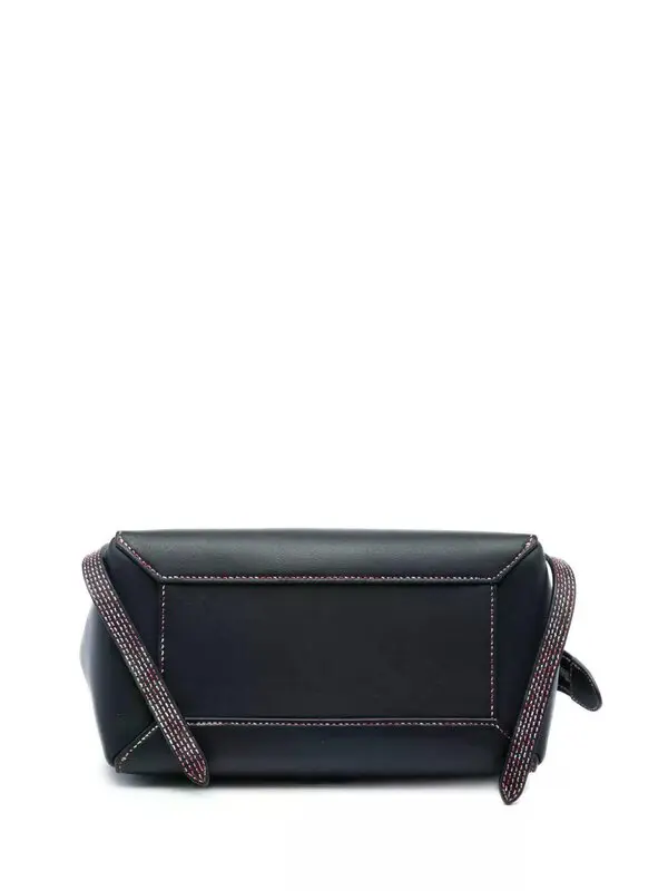 Celine 2017 Micro Grained Calfskin Stitch Belt Bag Satchel