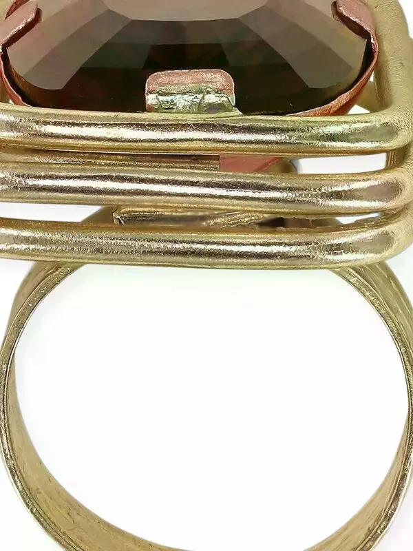 KONPLOTT To The Max Cushion-cut Crystal Ring