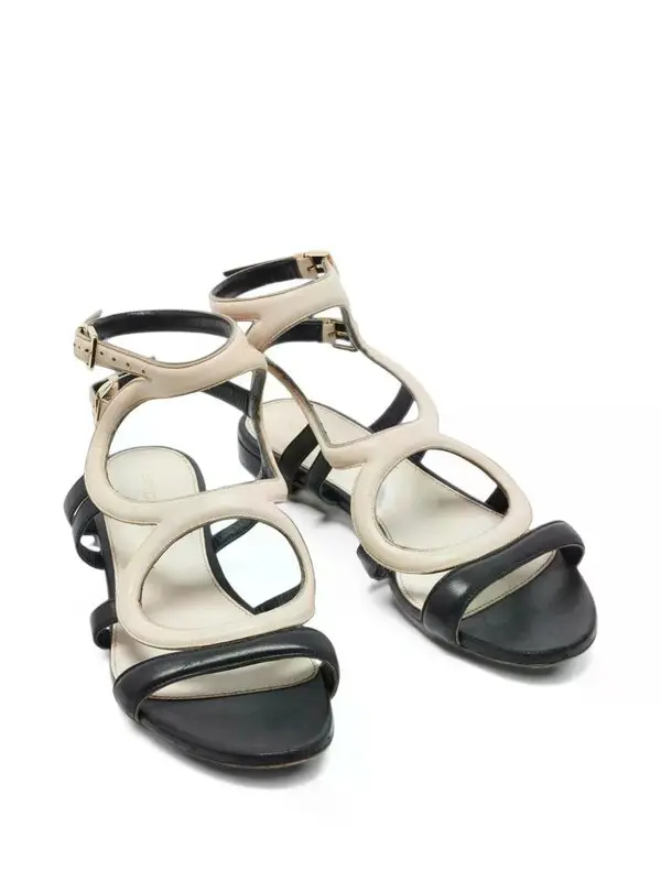 SERGIO ROSSI Padded Ankle-strap Flat Sandals
