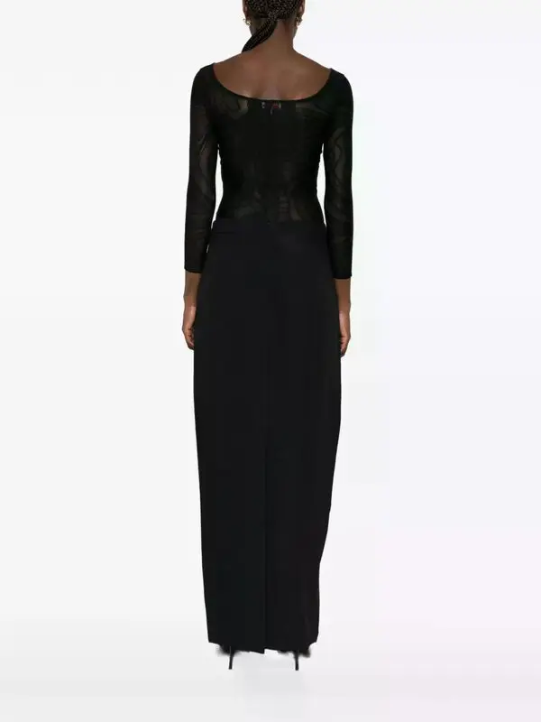Emilio Pucci Long-sleeve Sheer Top