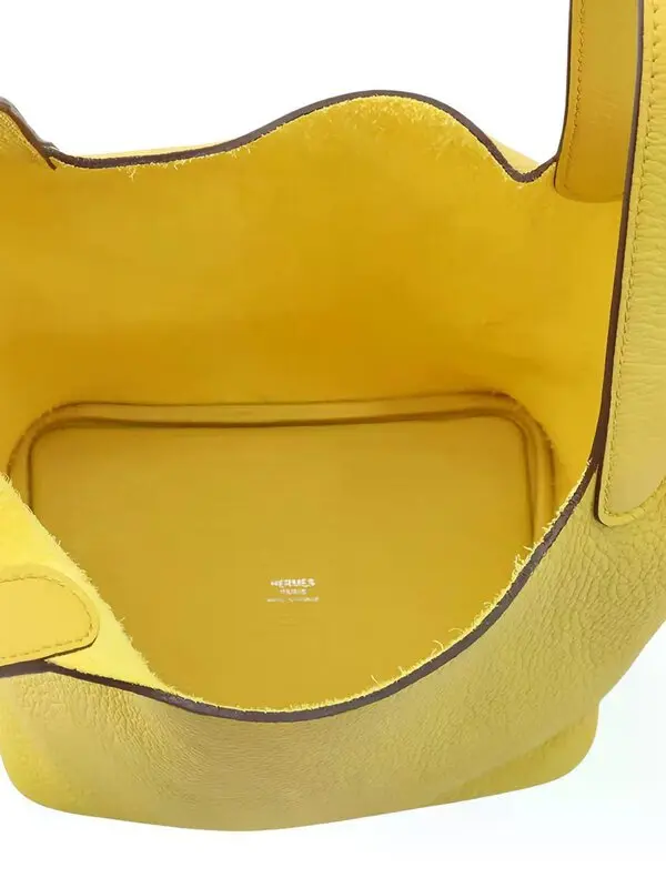 Hermès 2024 Clemence Picotin Lock 18 Handbag - Yellow
