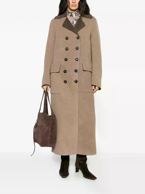 Seafarer Double-breasted Longline Coat
