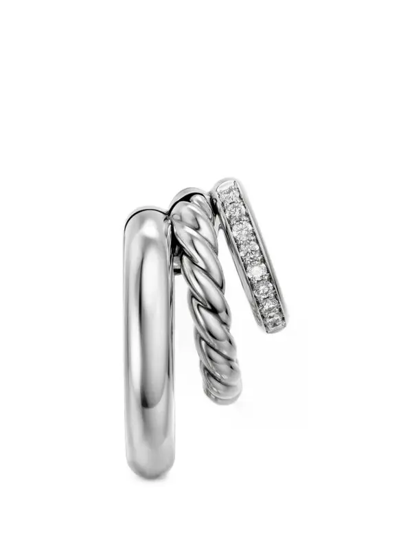 David Yurman Dy Mercer® Diamond Multi-row Earrings