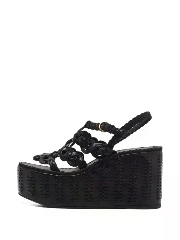 Prada Woven Leather Sandals