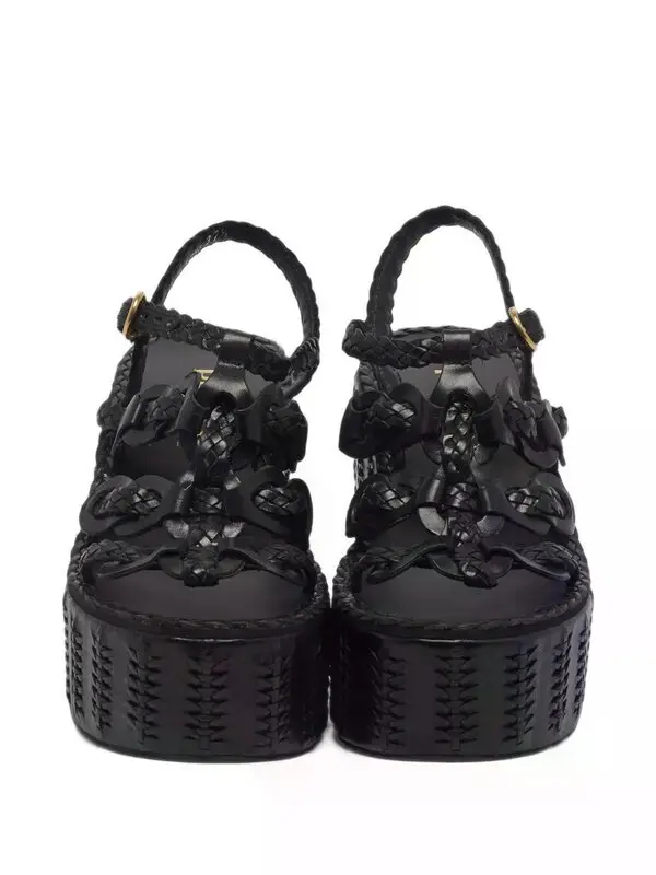 Prada Woven Leather Sandals