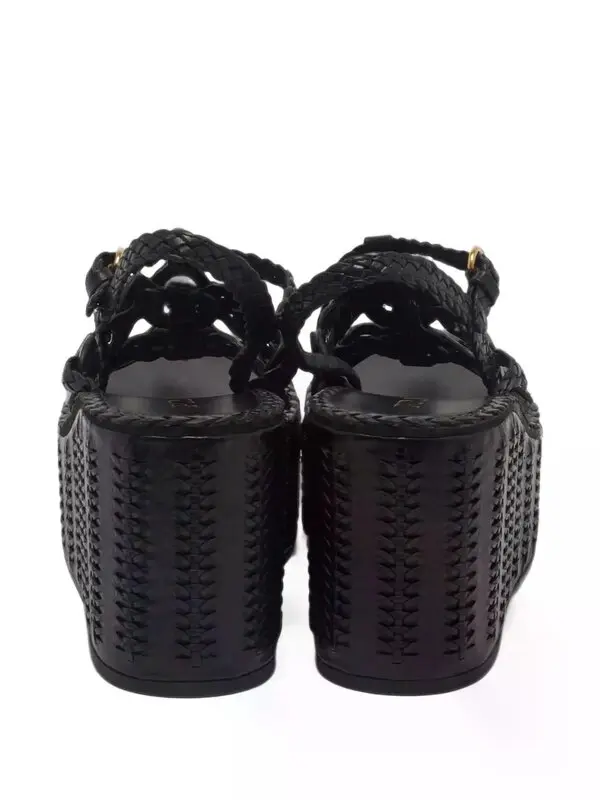 Prada Woven Leather Sandals