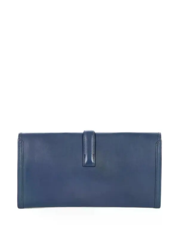 Hermès Jige Elan Leather Clutch Bag