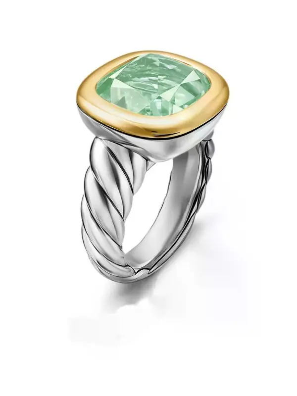 David Yurman Mercer® Prasiolite Ring - Silver