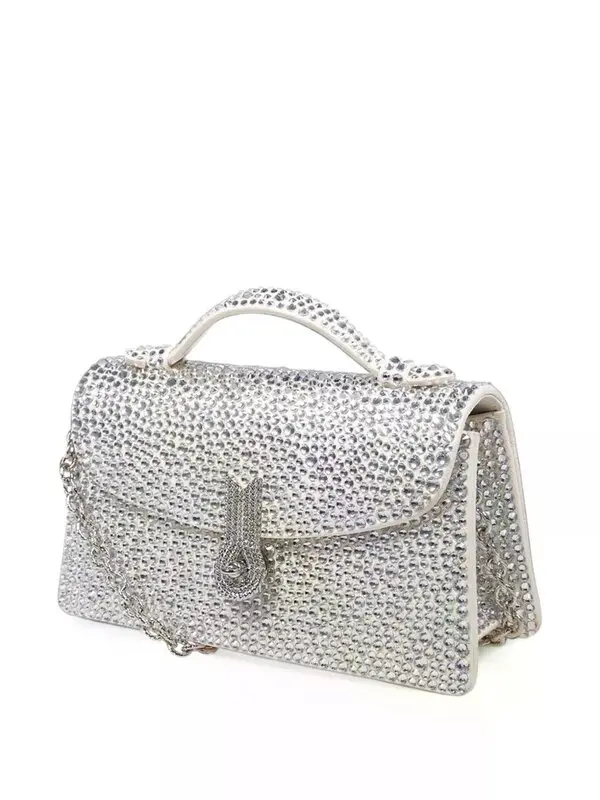 AMATO DANIELE Mini Crystal-embellished Leather Tote Bag