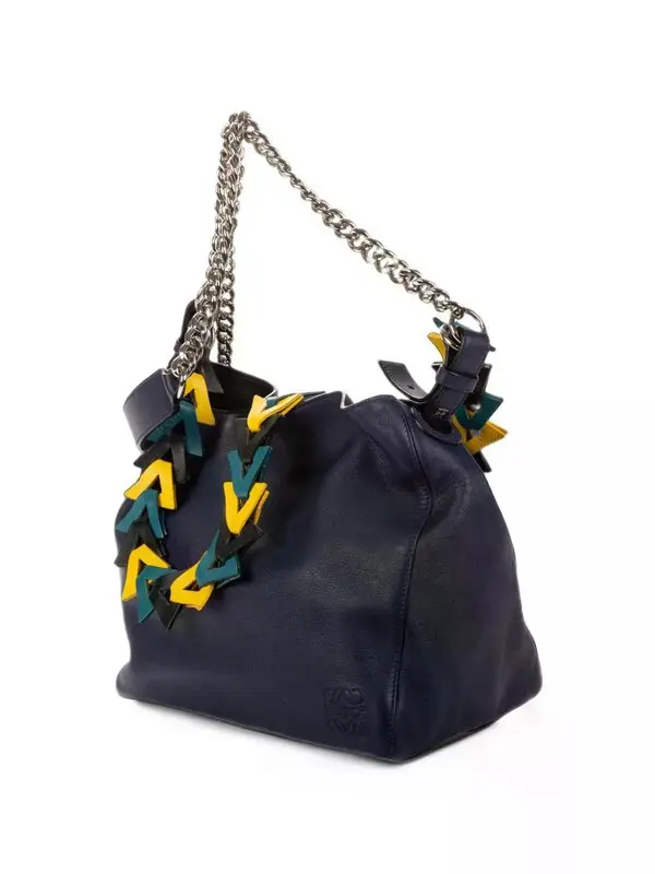 Loewe Anagram Logo Leather Tote Bag