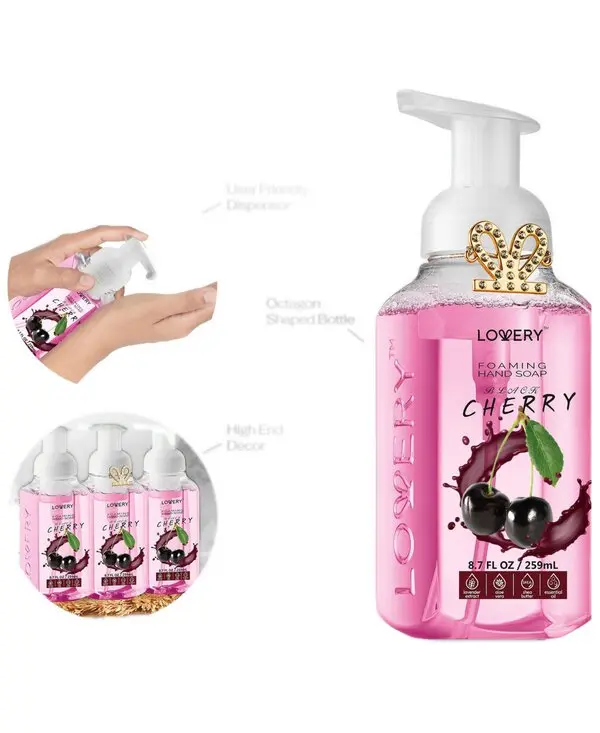LOVERY Hand Foaming Soap In Black Cherry