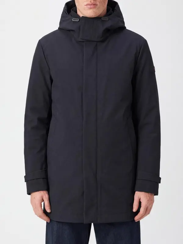 Peuterey Groff Water-repellent Technical Fabric Parka With Detachable Hood - Blue