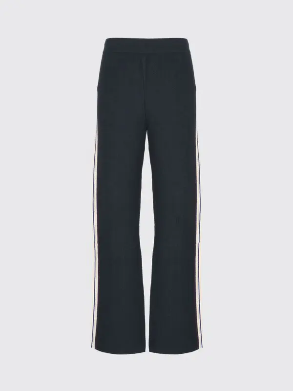 Casablanca Cotton And Wool Blend Jogging Trousers With Applied Logo