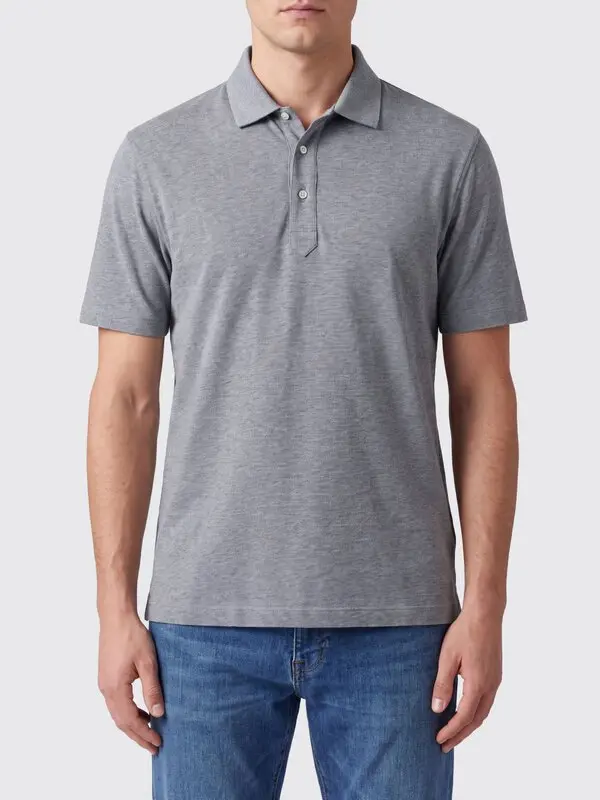 Brunello Cucinelli Polo Shirt - Grey