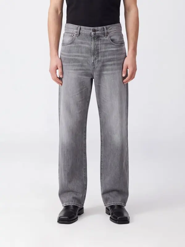 Acne Studios Tapered Fit Five-pocket Stretch Denim Jeans With A Mid-rise Waist