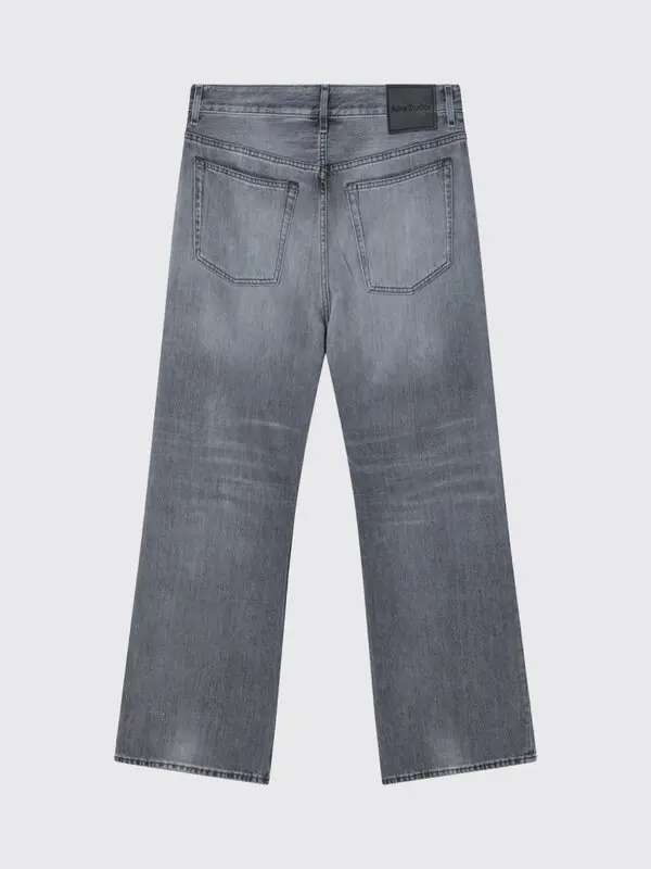 Acne Studios Tapered Fit Five-pocket Stretch Denim Jeans With A Mid-rise Waist