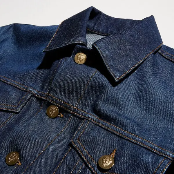 Gucci Cropped Crest-button Jacket