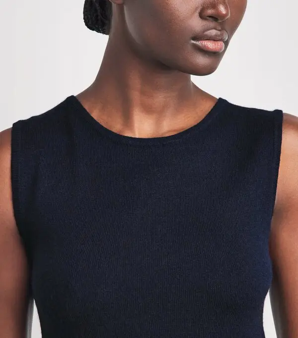 Sandro Wool-cashmere Layered Maxi Dress