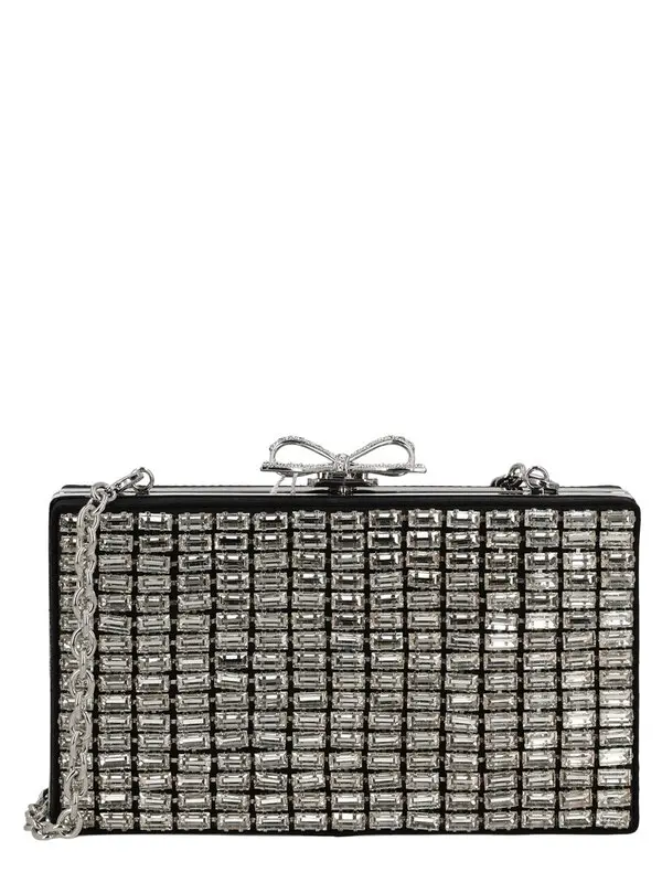 SELF-PORTRAIT Clutch "the Bow - Silver