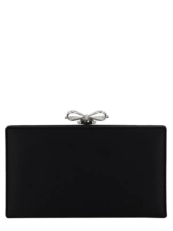 SELF-PORTRAIT Clutch "the Bow - Silver