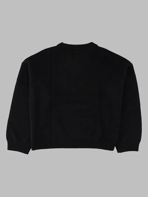 Loulou De Saison Maglia "tristan" In Misto Lana - Black