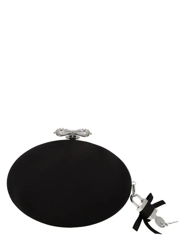 SELF-PORTRAIT Clutch Ovale In Raso