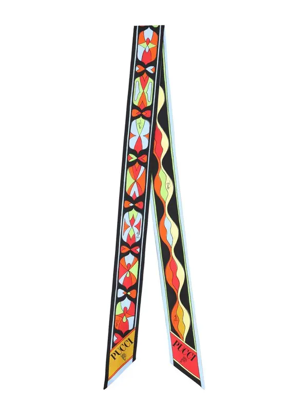 Emilio Pucci Foulard Bandeau Con Mix Di Stampe