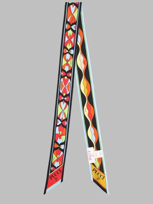 Emilio Pucci Foulard Bandeau Con Mix Di Stampe