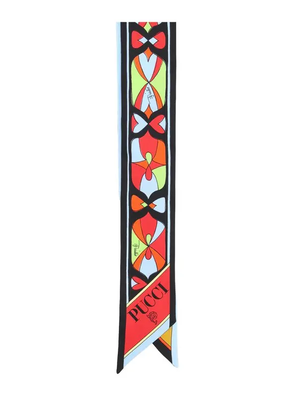 Emilio Pucci Foulard Bandeau Con Mix Di Stampe