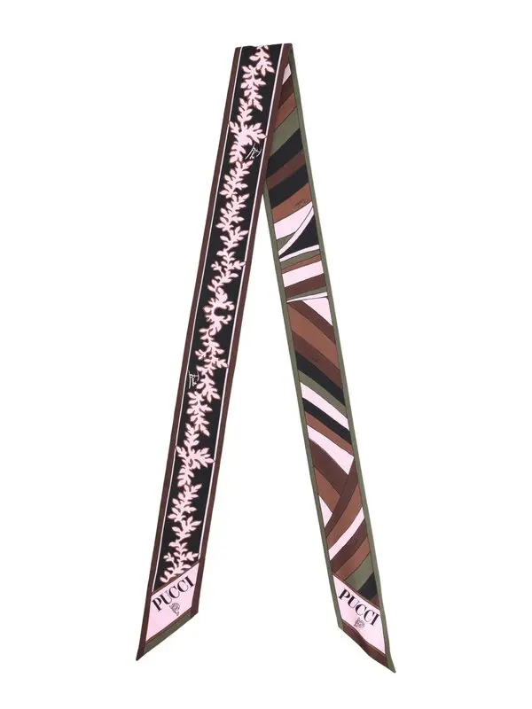 Emilio Pucci Foulard Bandeau Con Mix Di Stampe