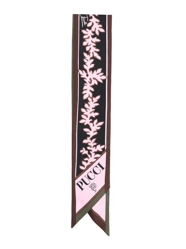 Emilio Pucci Foulard Bandeau Con Mix Di Stampe