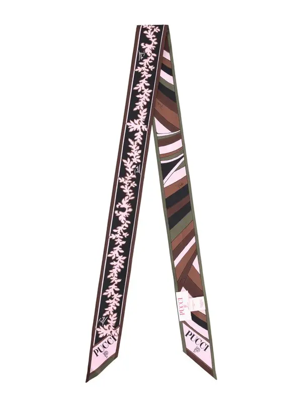 Emilio Pucci Foulard Bandeau Con Mix Di Stampe