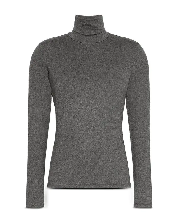 Max Mara Stretch Jersey Slim Fit Turtleneck