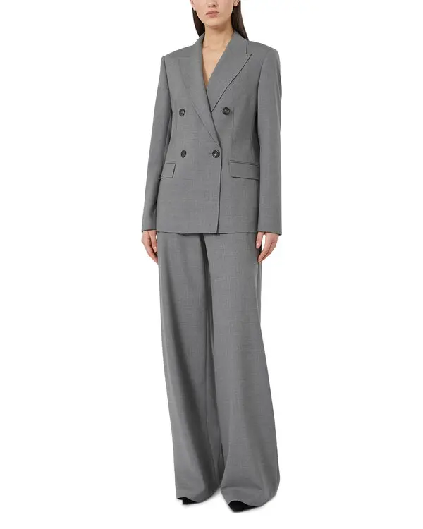 Max Mara Mstdenaro Wool Blend Drawstring Trousers