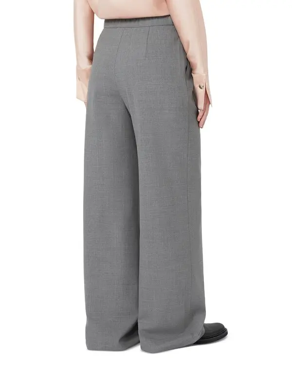 Max Mara Mstdenaro Wool Blend Drawstring Trousers