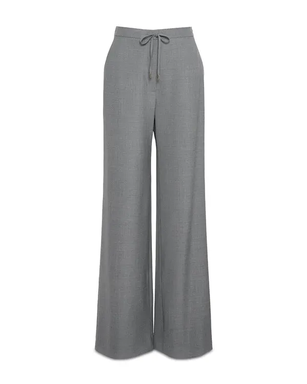 Max Mara Mstdenaro Wool Blend Drawstring Trousers