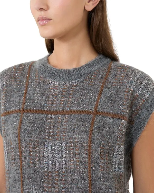 Max Mara Sequined Sweater Vest