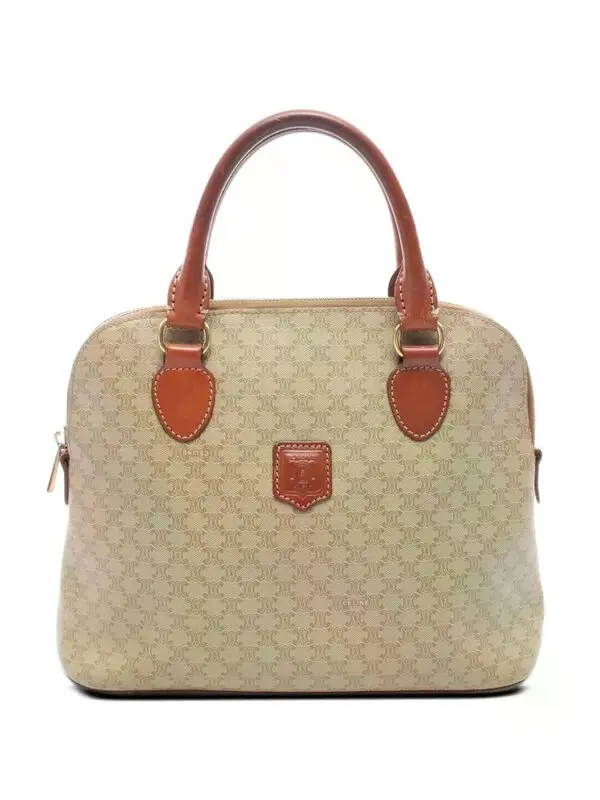 Celine 1990-2010 Macadam Handbag - Neutrals