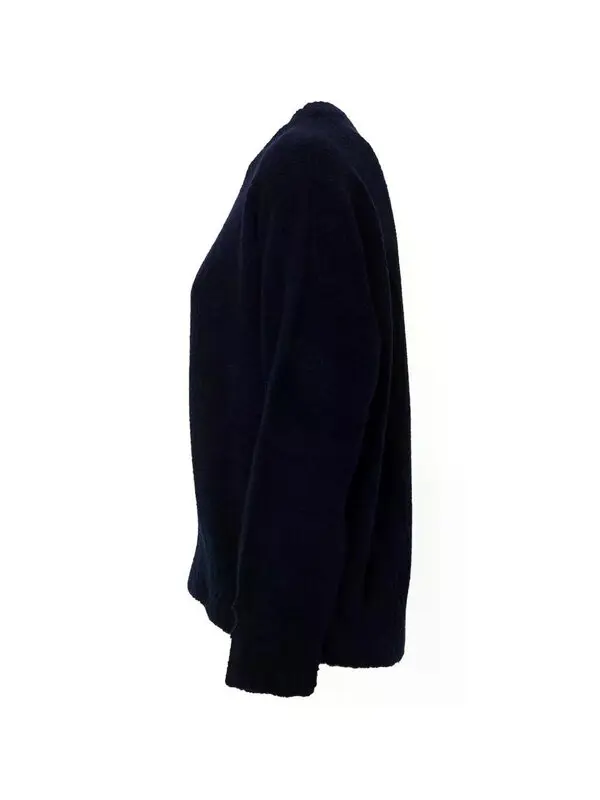 SCAGLIONE Round-neck Curved-hem Sweater