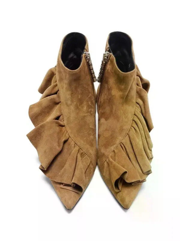 JW Anderson Pointed-toe Suede Ankle Boots