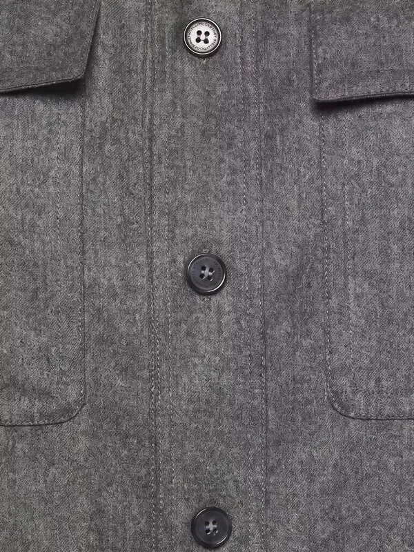 Stella McCartney Military-style Wool-flannel Shirt