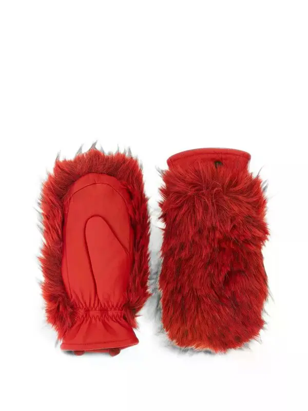 Goldbergh Hill Faux-fur Leather Mittens