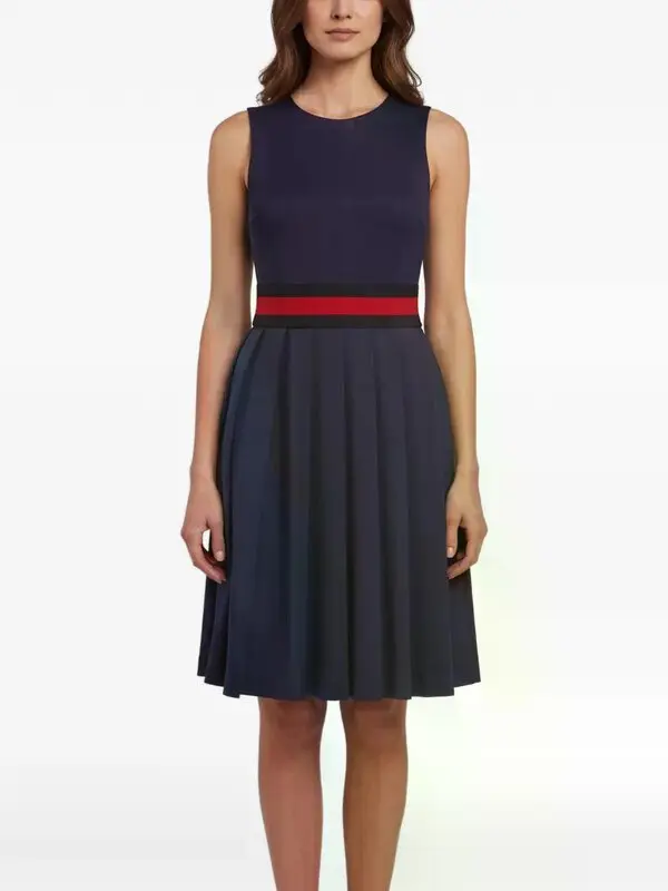 Gucci Web-stripe Pleated Mini Dress