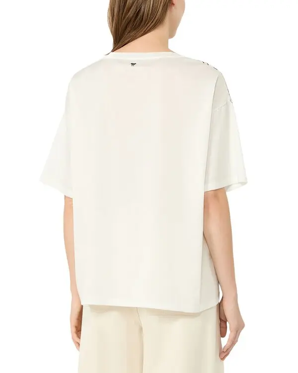 Max Mara Wkdterzo Silk Front Top