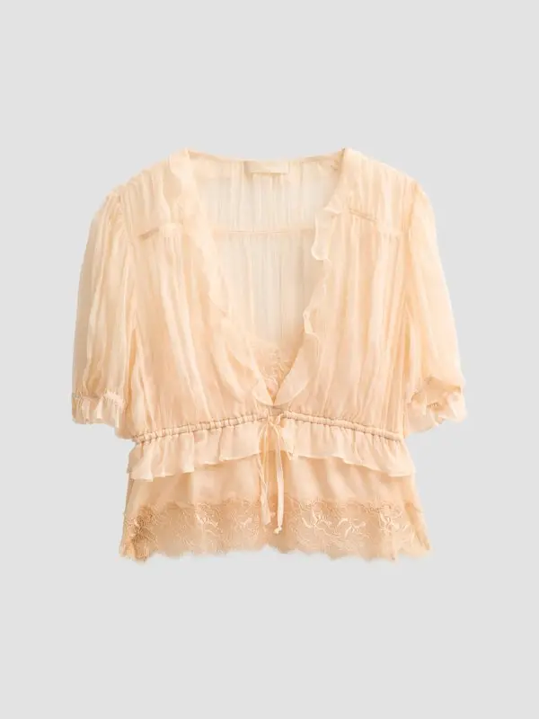 Ulla Johnson Selene Puff-sleeve Top