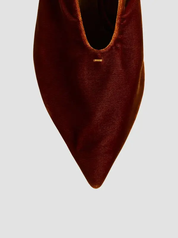 Khaite Miriam 50mm Velvet Pumps